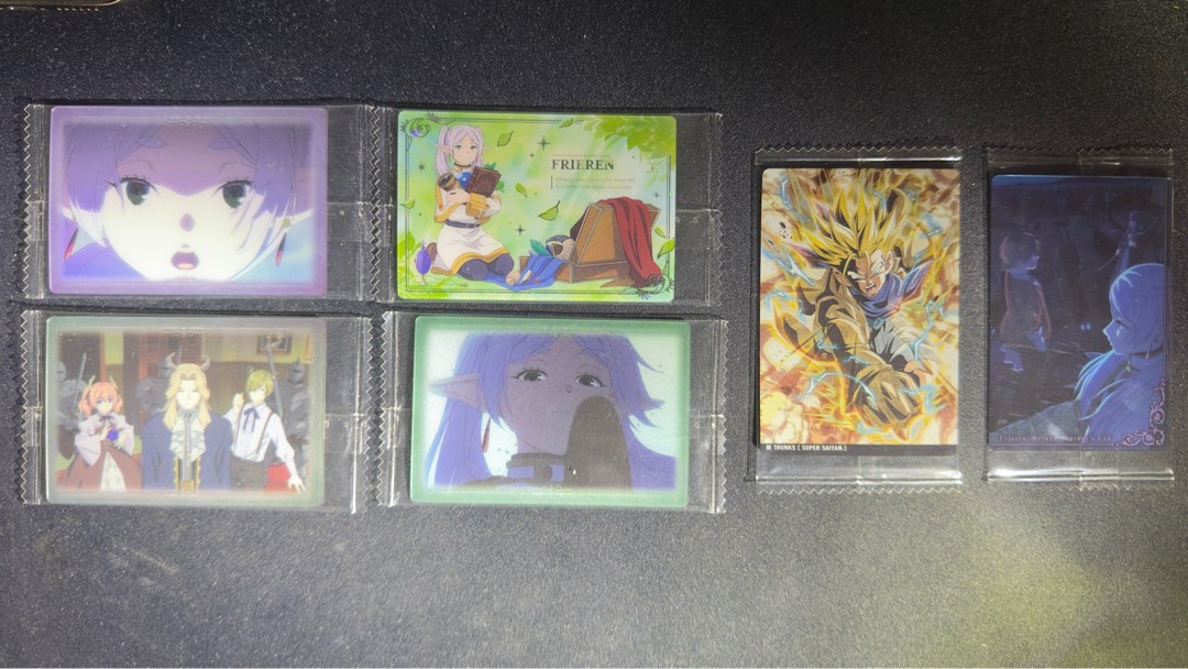 [WTT/WTS] Anime waffle cards - Dragon Ball & Frieren: Beyond Journey's ...