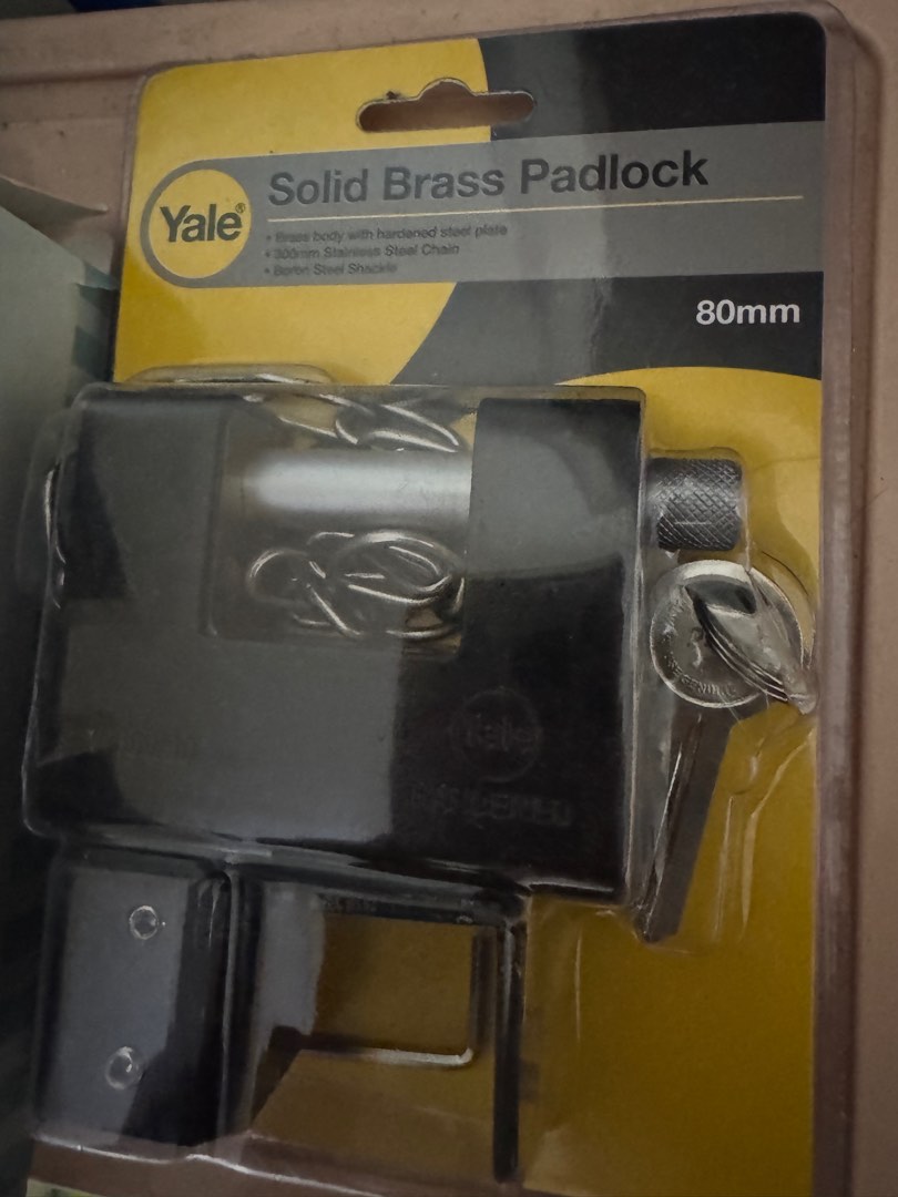Yale lock padlock, Furniture & Home Living, Security & Locks, Locks ...