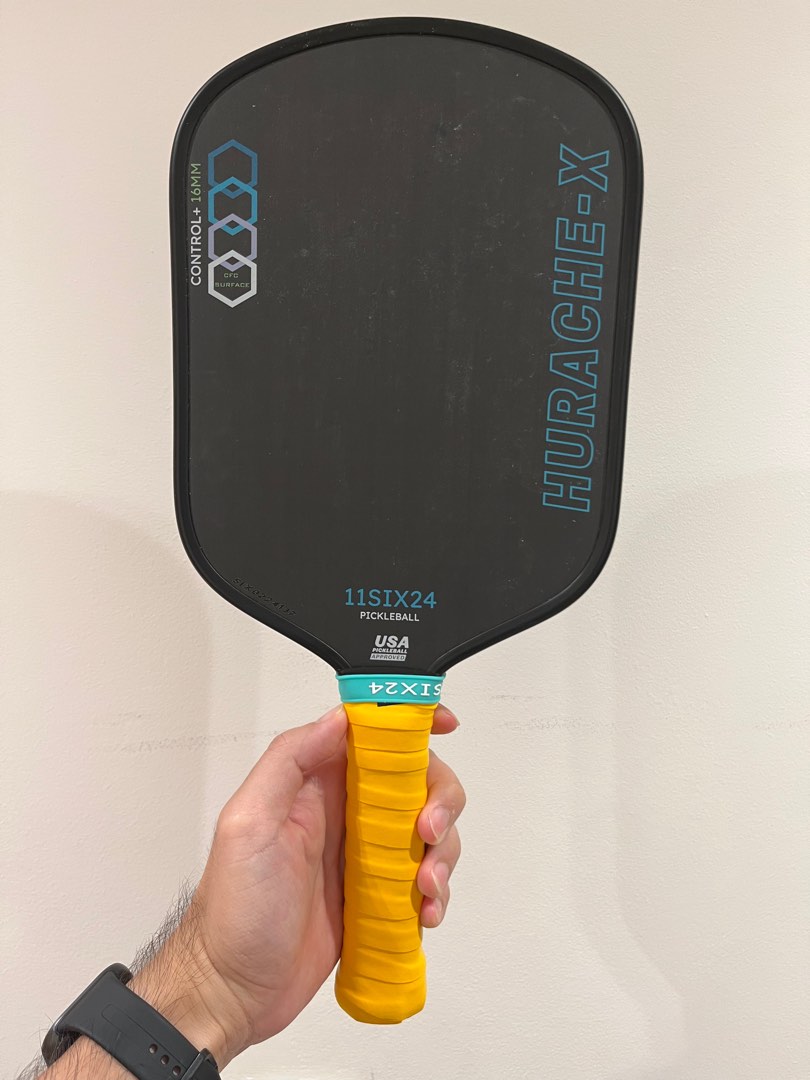 11six24 Hurache-X Control+ 16mm pickleball paddle, Sports Equipment ...