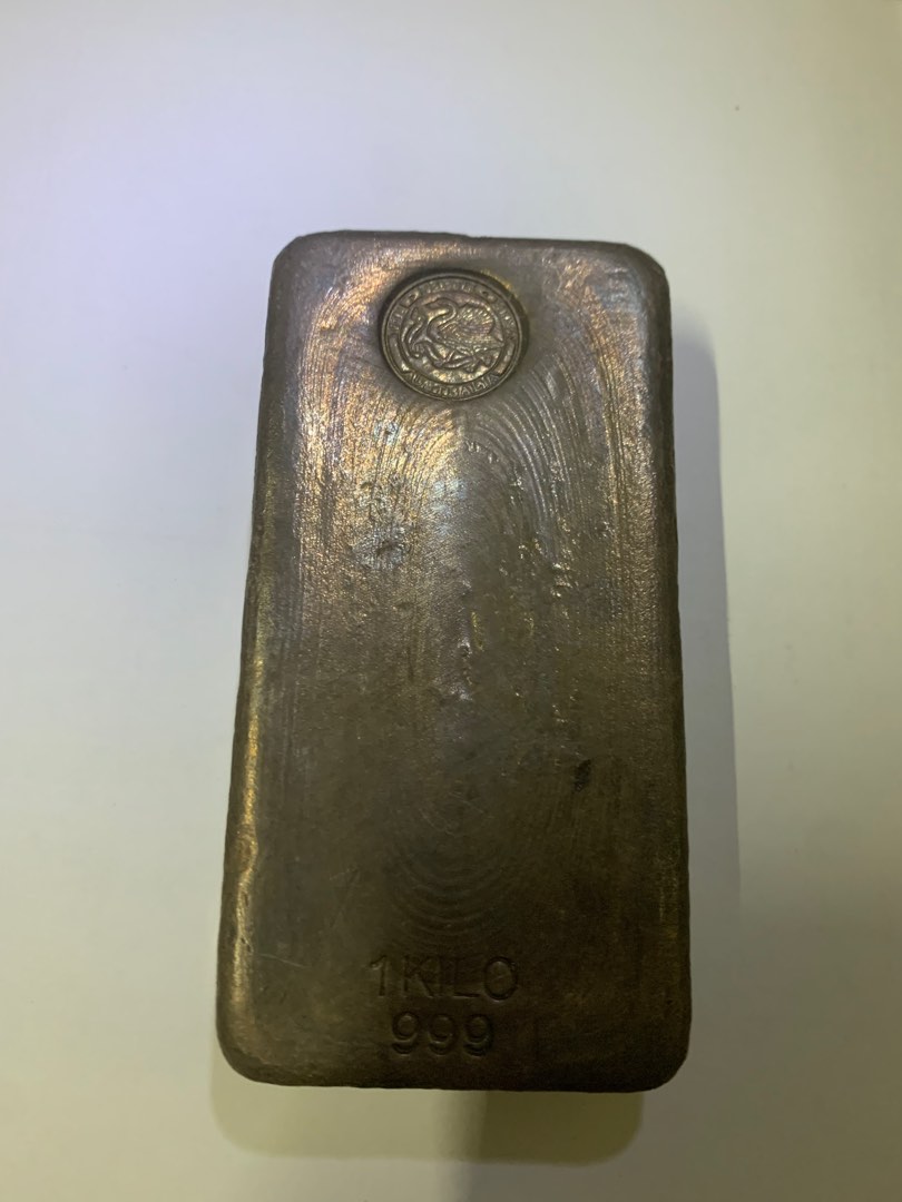 1 kg Silver Ingot by Perth Mint, Hobbies & Toys, Memorabilia ...