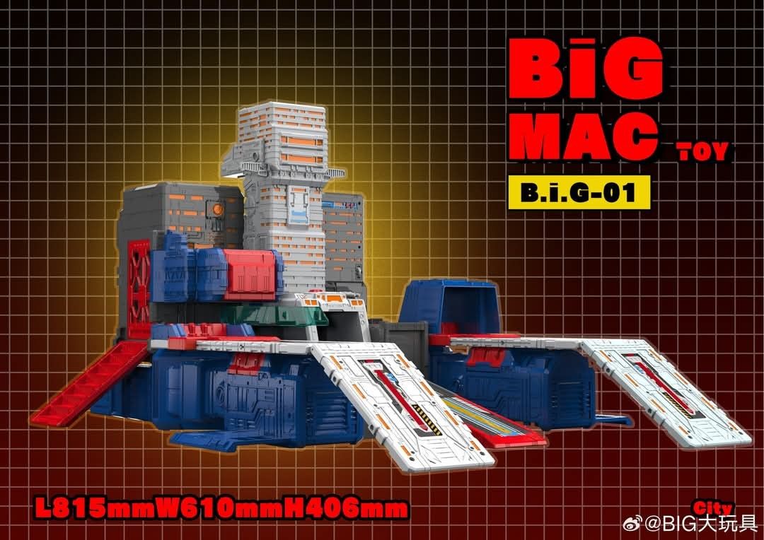 （接受預訂 無須訂金）全新品 76 cm Big Mac Toy BiG-01 福特巨人 Fortress Maximus 變形要塞 基地金剛 ...