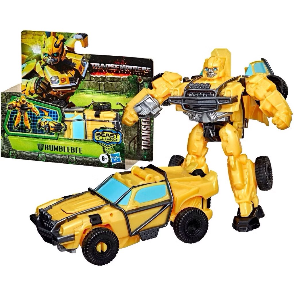 變形金剛 電影 萬獸崛起 戰鬥變形人物組 大黃蜂 BUMBLEBEE MIRAGE SCOURGE, 書籍、休閒與玩具, 玩具、公仔、桌遊在旋轉拍賣