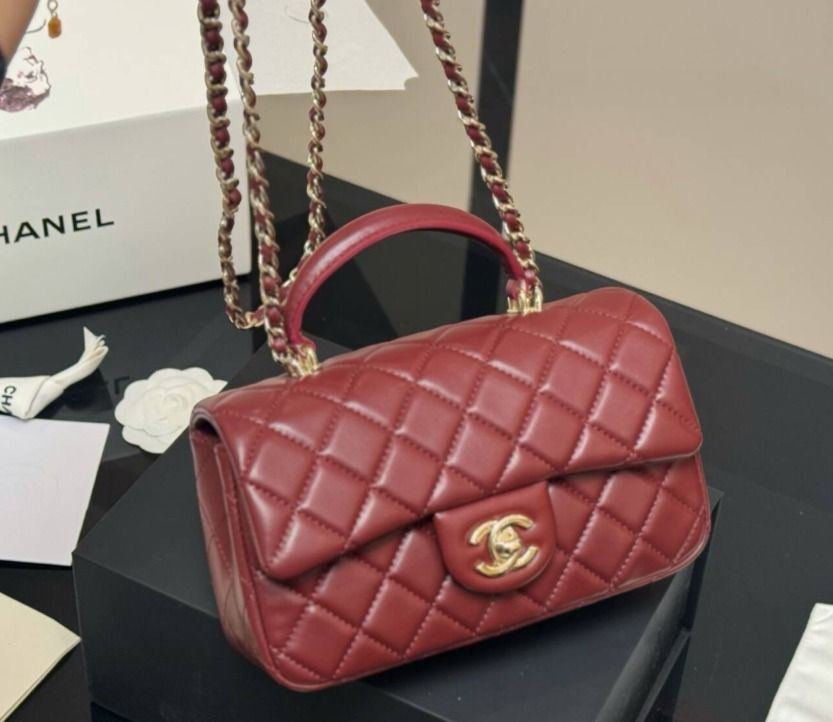 ️ CHANEL mini cf handle 香奈兒 流浪包 風琴包 馬車 枕頭包 旅行包 斜孭袋 手袋 水桶包 老花 背囊 禮物 情人節 ...