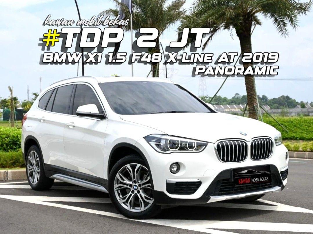 ( TDP 2jt ) BMW X1 1.5 F48 X-Line Panoramic AT 2019 Putih Kondisi ...