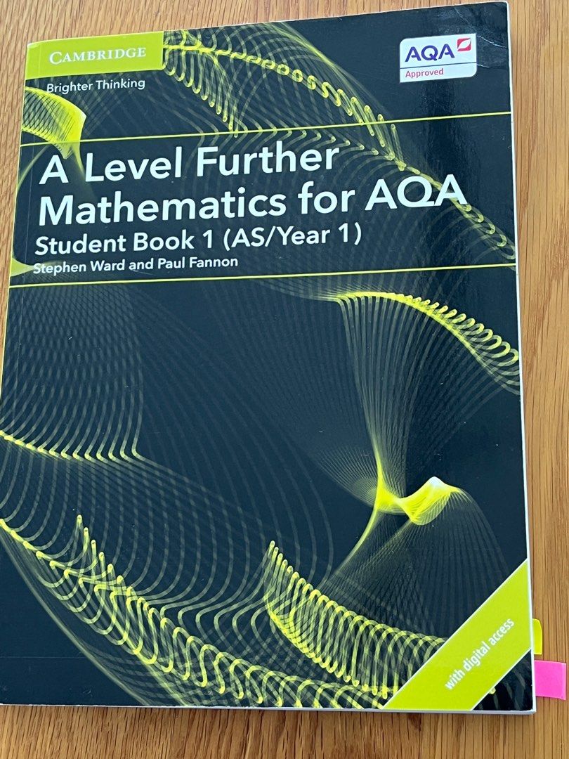 A Level Further Mathematics for AQA with digital access, Hobbies & Toys ...