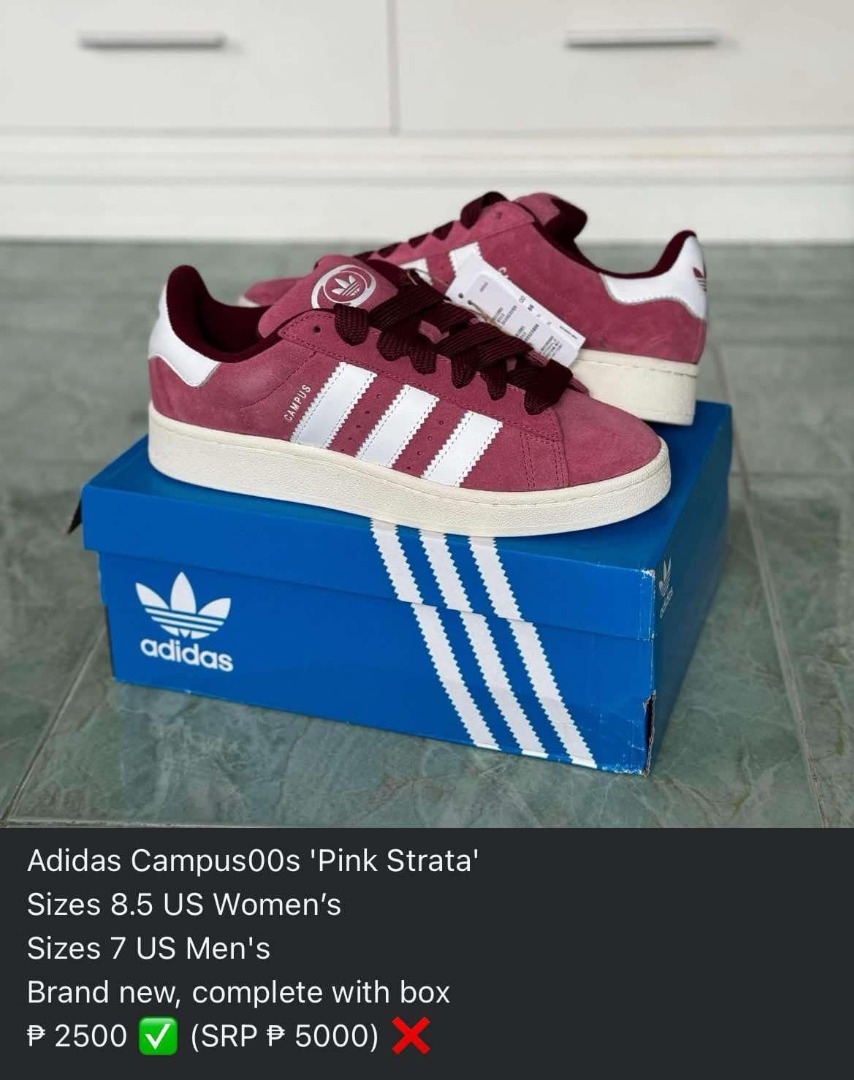 Adidas Campus00s 'Pink Strata', Women's Fashion, Footwear, Sneakers on ...