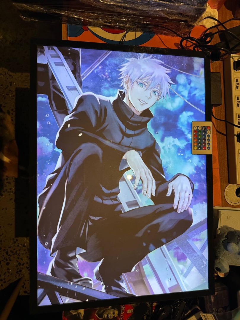 Anime Jujutsu Kaisen Satoru Gojo / Demon Slayer Nezuko and Zenitsu ...