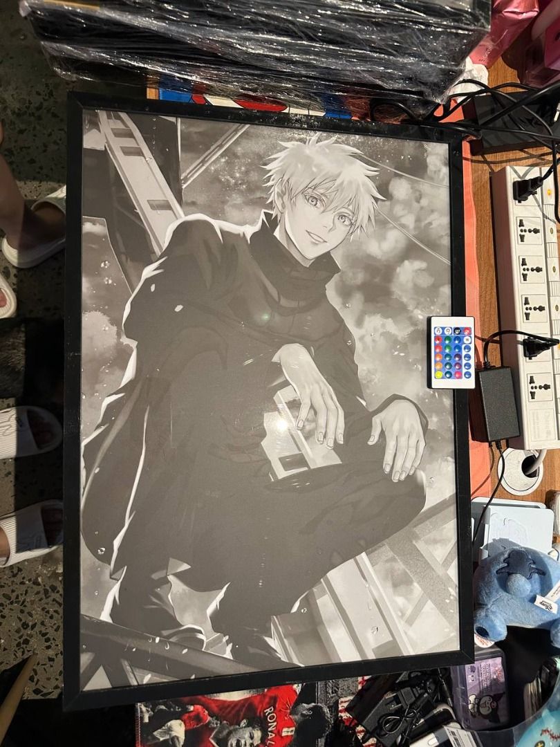 Anime Jujutsu Kaisen Satoru Gojo / Demon Slayer Nezuko and Zenitsu ...