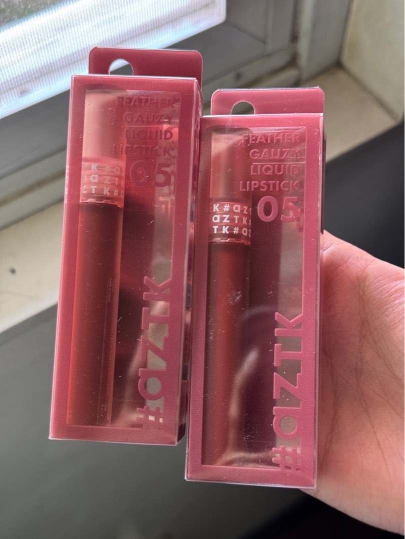 AZTK feather gauzy liquid lipstick 05, Beauty & Personal Care, Face ...