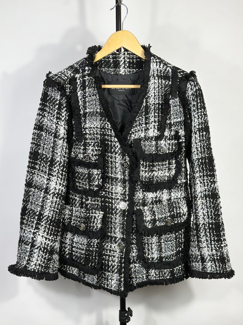 Balmain SS20 Runaway Collection " Tweed Shadow Cart ", Luxury, Apparel ...