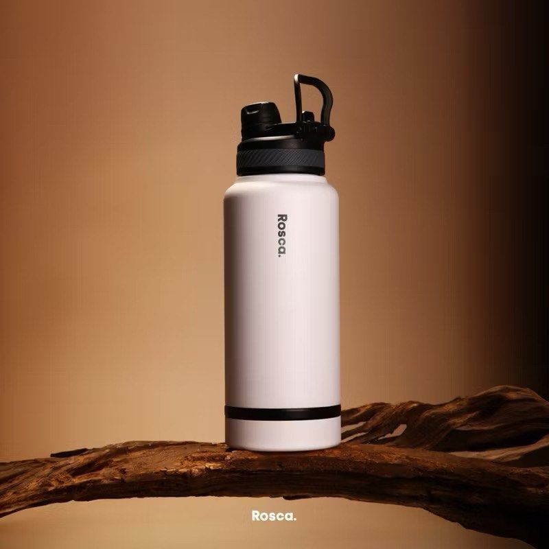 (BARU) Termos rosca 1 liter stainless tumbler botol air minum, Kitchen ...