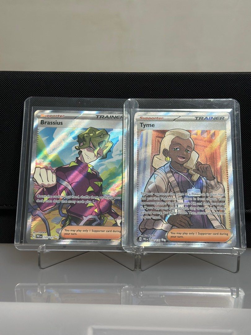 Brassius 135/131 | Tyme 143/131 Prismatic Evolutions Pokemon TCG Card ...
