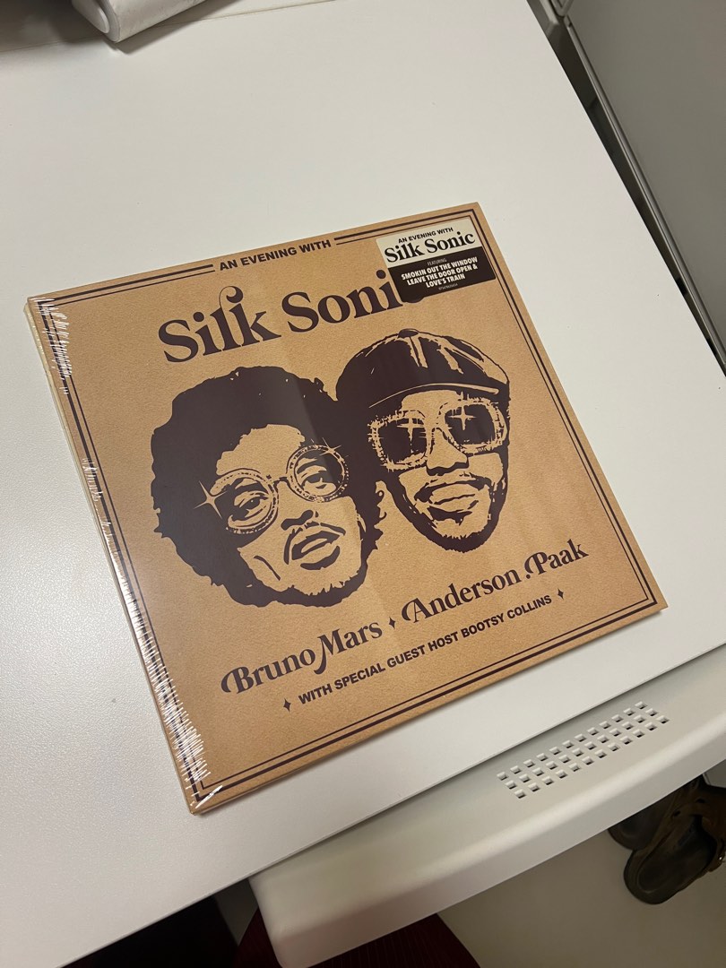 Bruno Mars Vinyl - An Evening with Silk Sonic, Hobbies & Toys, Music ...