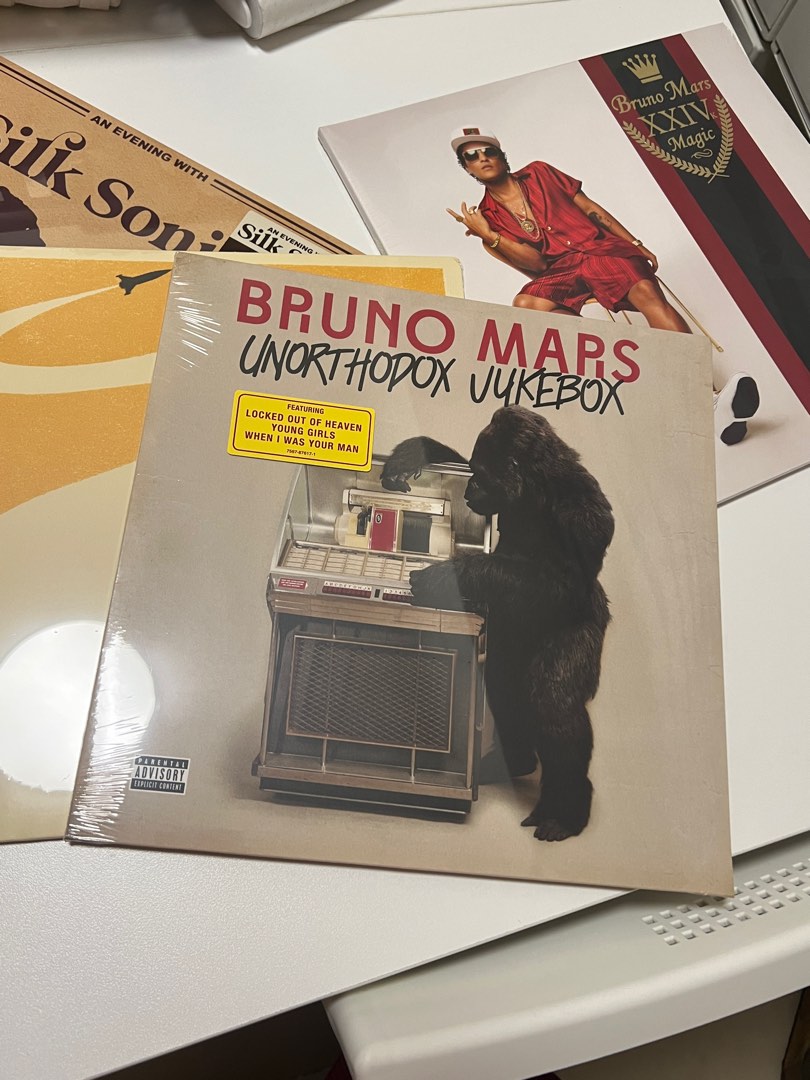Bruno Mars Vinyl - Unorthodox Jukebox, Hobbies & Toys, Music & Media ...