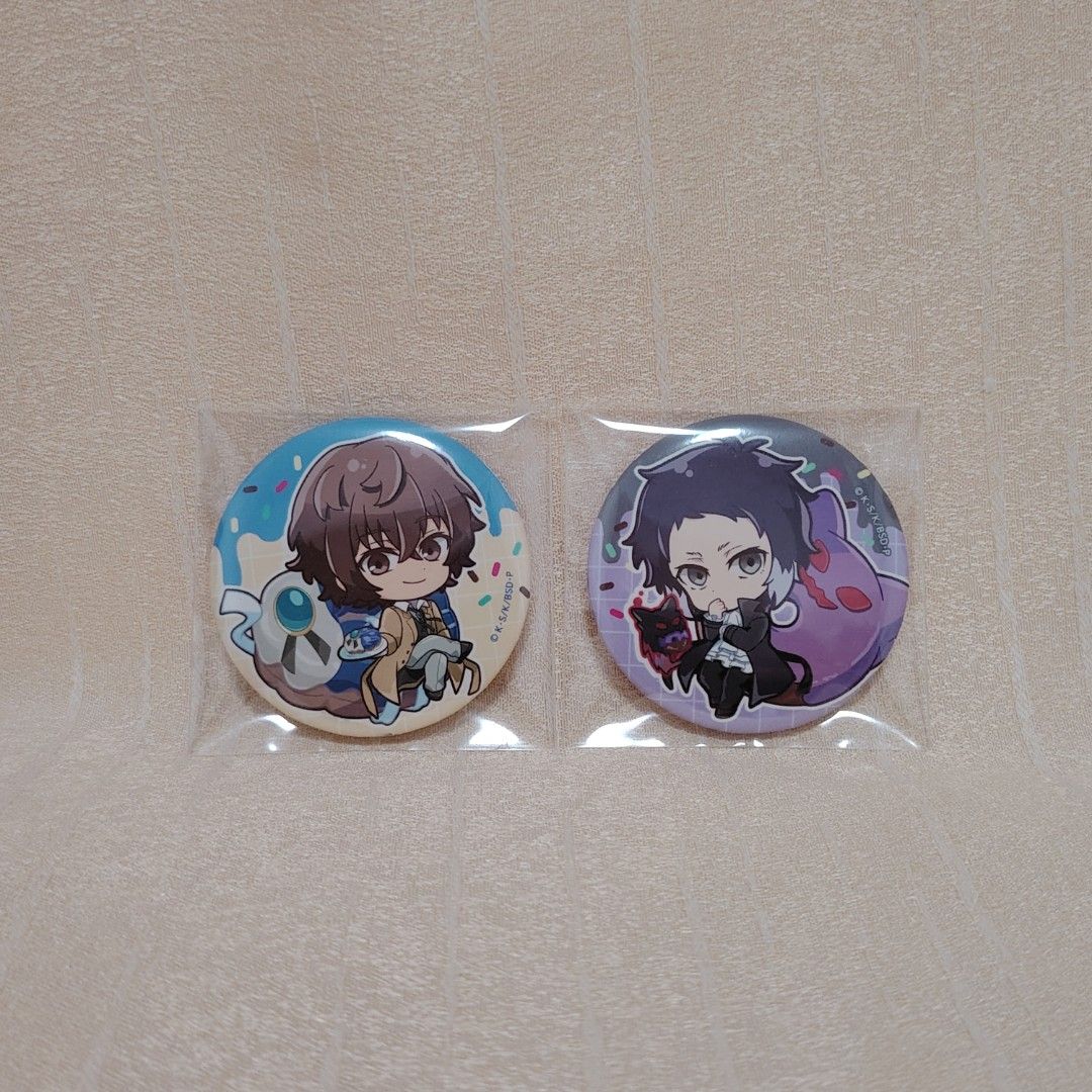 bungo stray dogs merch bsd badge dazai akutagawa, Hobbies & Toys ...