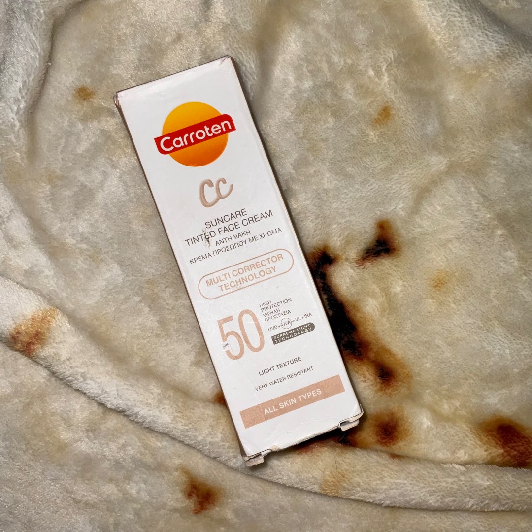 Carroten CC Suncare Tinted Face Cream SPF 50 50ML, Beauty & Personal ...