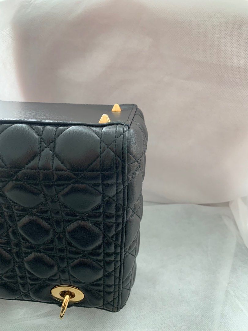 CD LD medium black GHW, Luxury, Bags & Wallets on Carousell