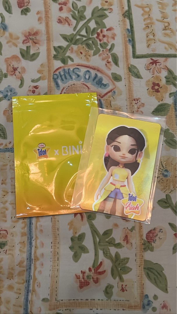 CDO Idol x BINI OFFICIAL Photocard (Aiah), Hobbies & Toys, Memorabilia ...
