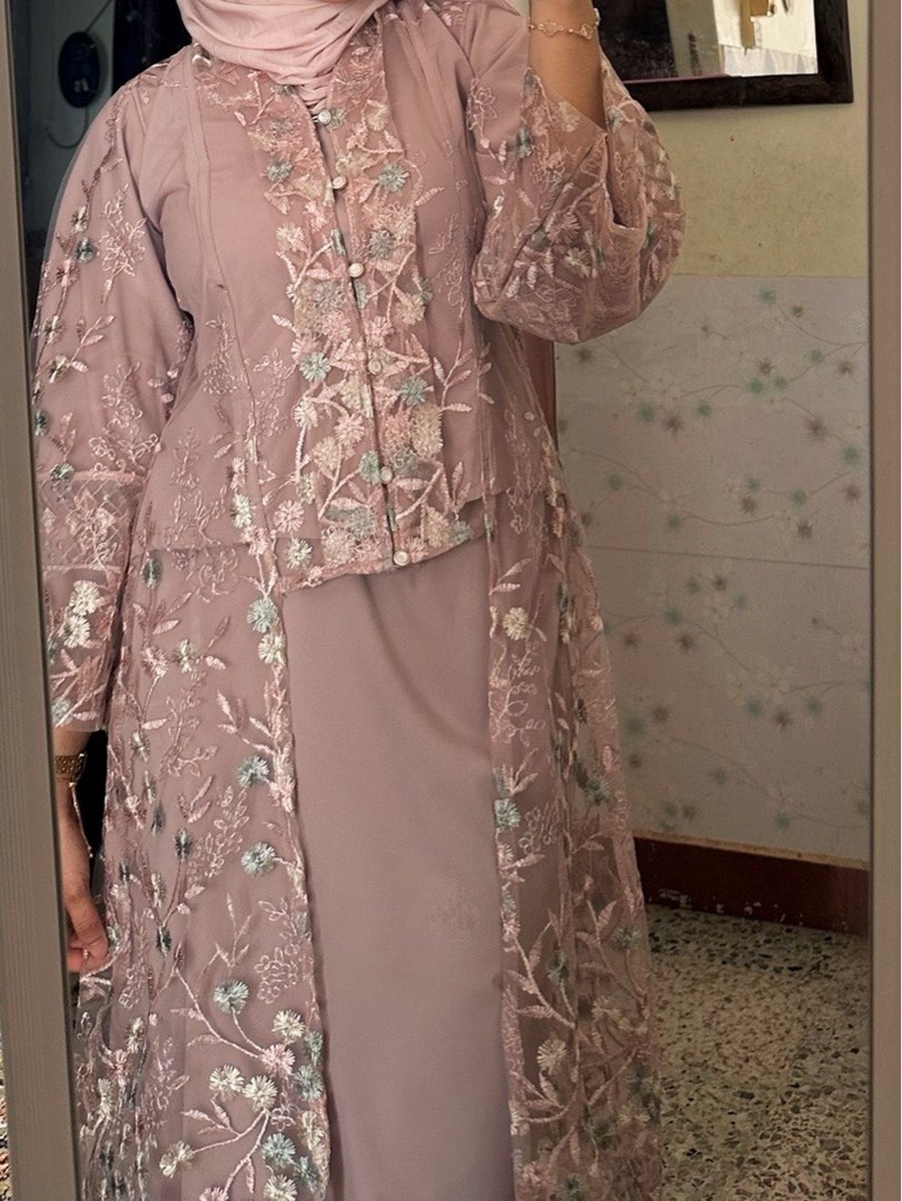 Ceo Chomel Maya Kimono Kebaya, Women's Fashion, Muslimah Fashion, Baju ...