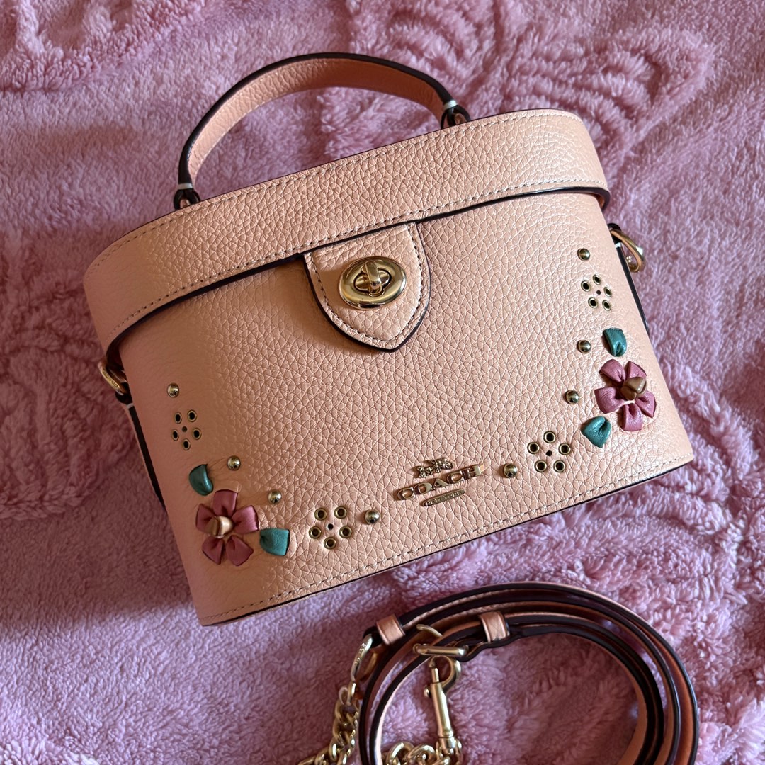 COACH Kay crossbody with floral whipstitch, Luxury, Bags & Wallets on ...