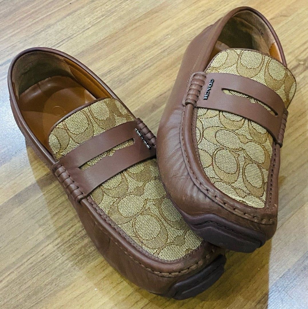 COACH SHOE LIAM SIGNATURE DRIVER, Men's Fashion, Footwear, Casual shoes ...