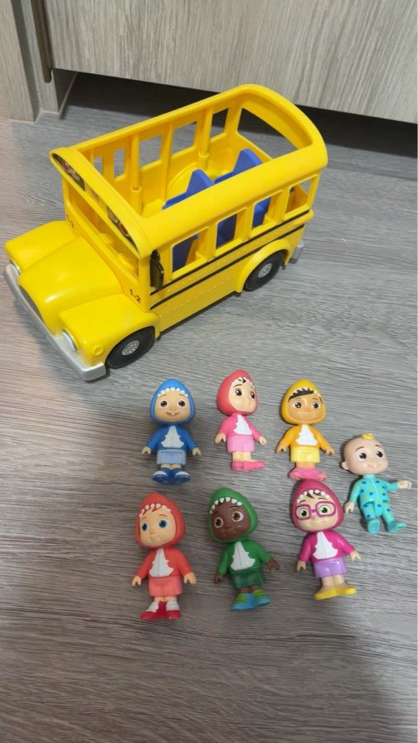 Coco Melon School Bus & Characters Toys, Hobbies & Toys, Toys & Games ...