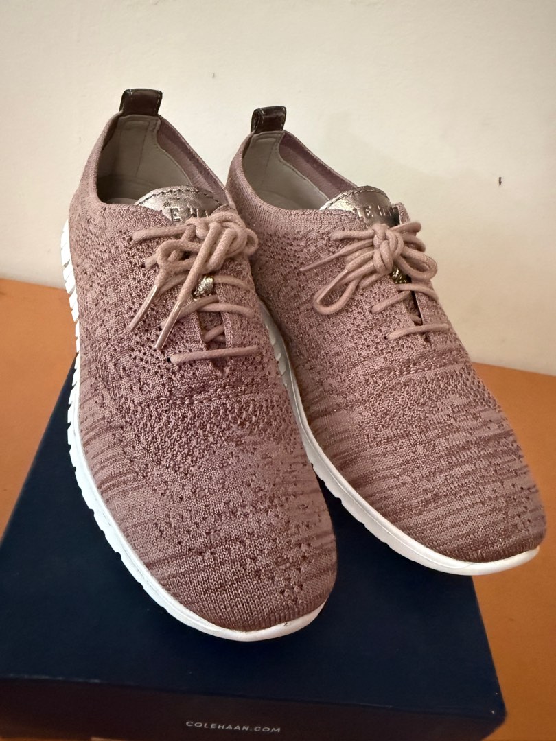 Cole Haan Zerogrand Twil Mauve knit, Women's Fashion, Footwear ...