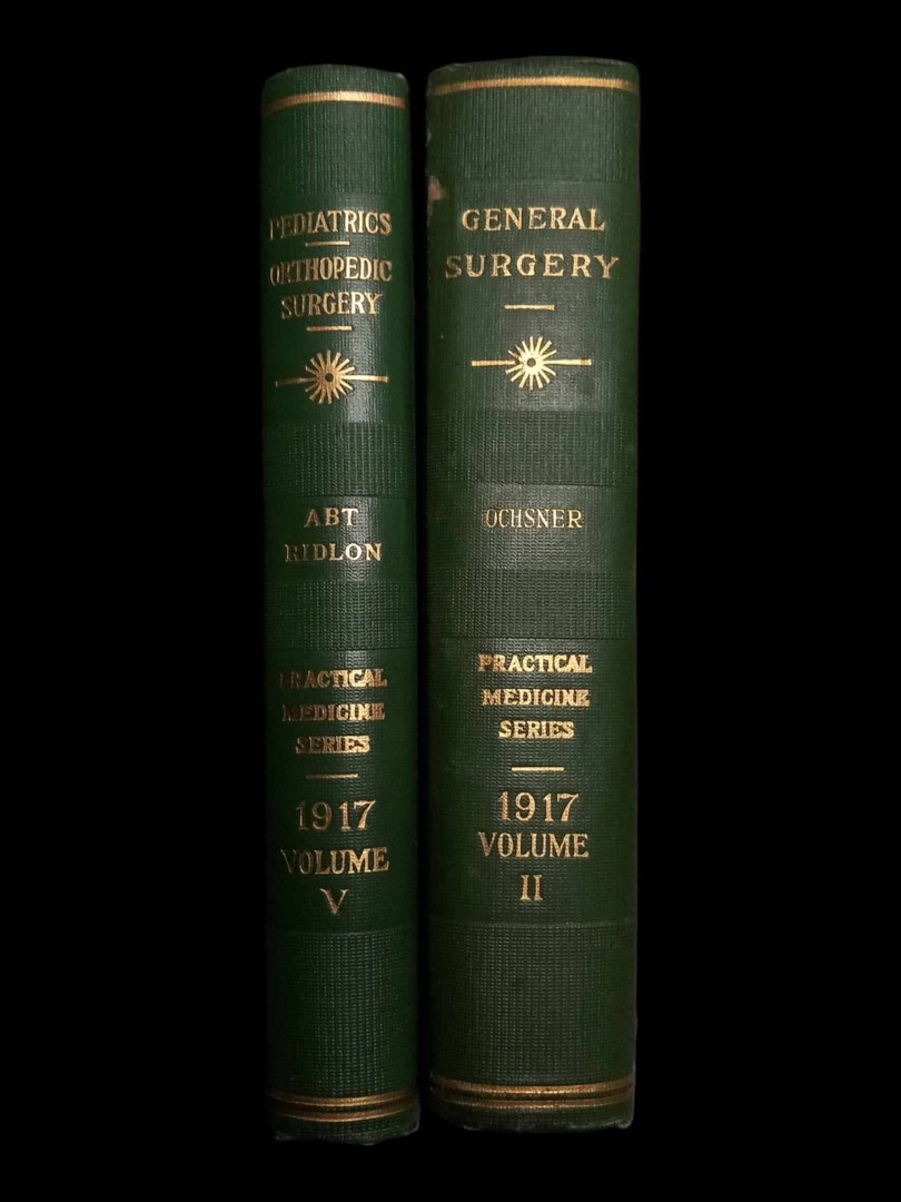 Collectibles vintage books (general surgery, pediatrics surgery, and ...