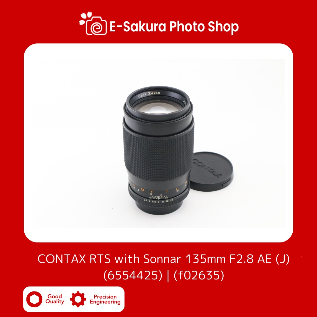 CONTAX RTS with Sonnar 135mm F2.8 AE (J) (6554425) | (f02635 ...