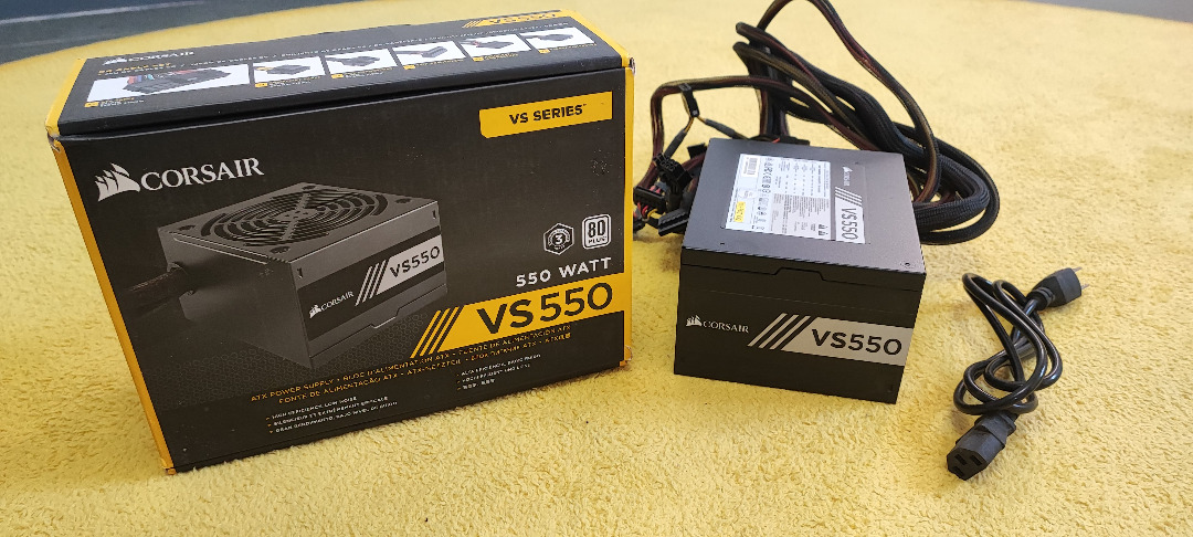 Corsair VS550 Power Supply PSU, Computers & Tech, Desktops on Carousell