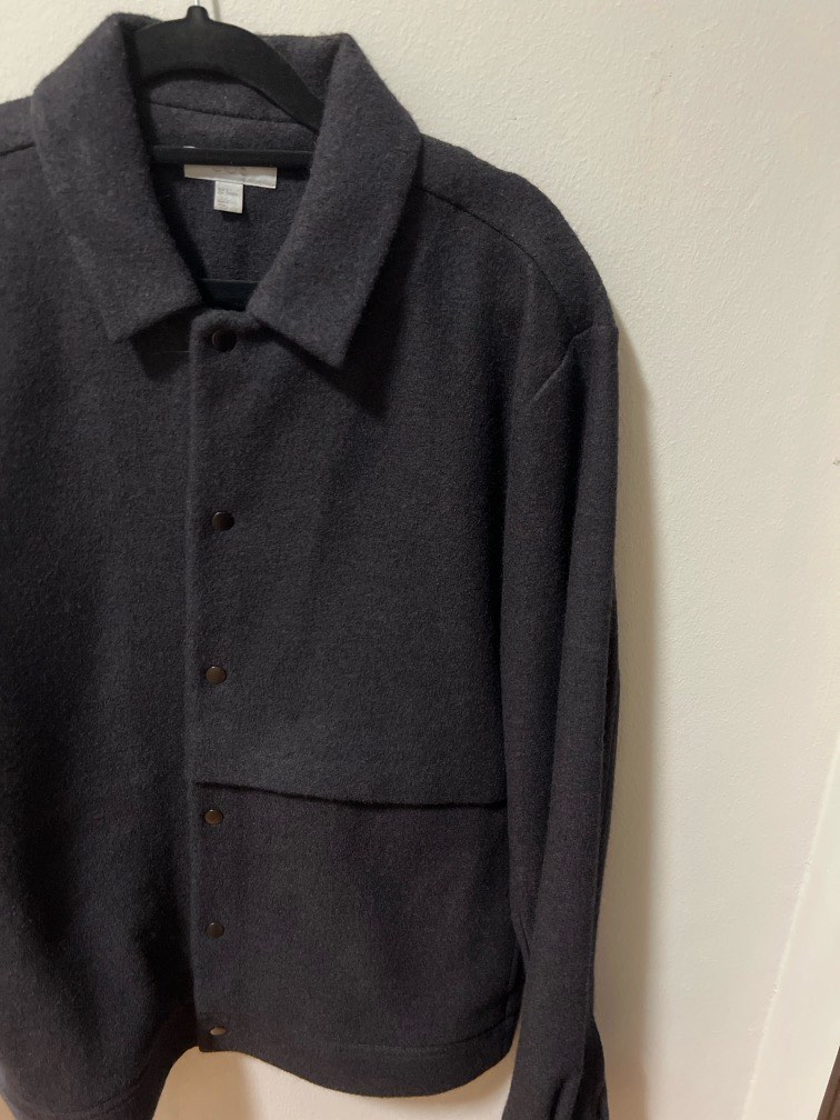 COS black wool jacket, Men's Fashion, Coats, Jackets and Outerwear on ...