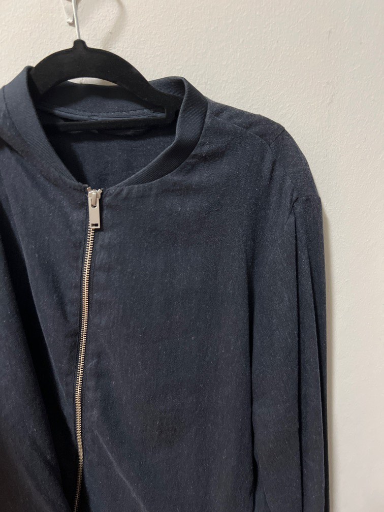 COS blue linen jacket, Men's Fashion, Coats, Jackets and Outerwear on ...