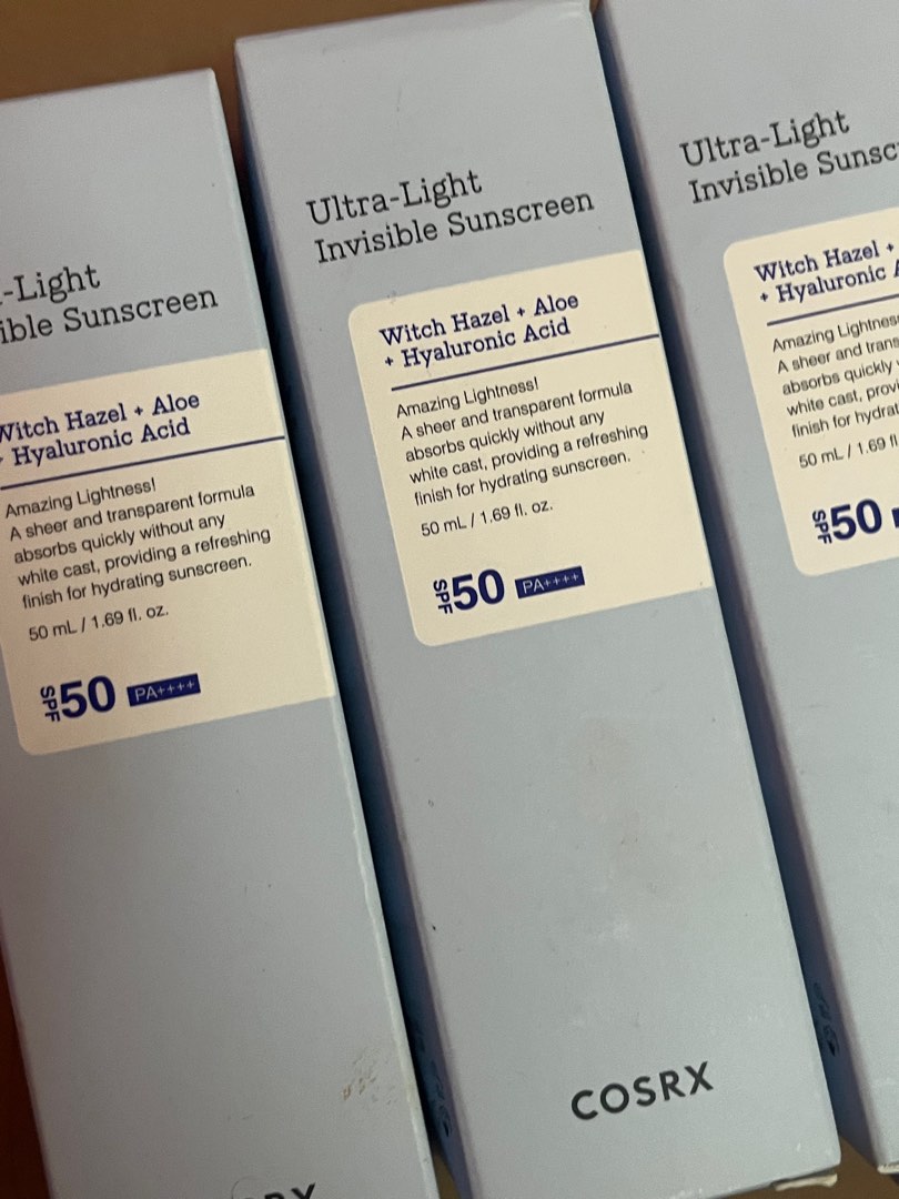 Cosrx sunscreen trio combo, Beauty & Personal Care, Face, Face Care on ...