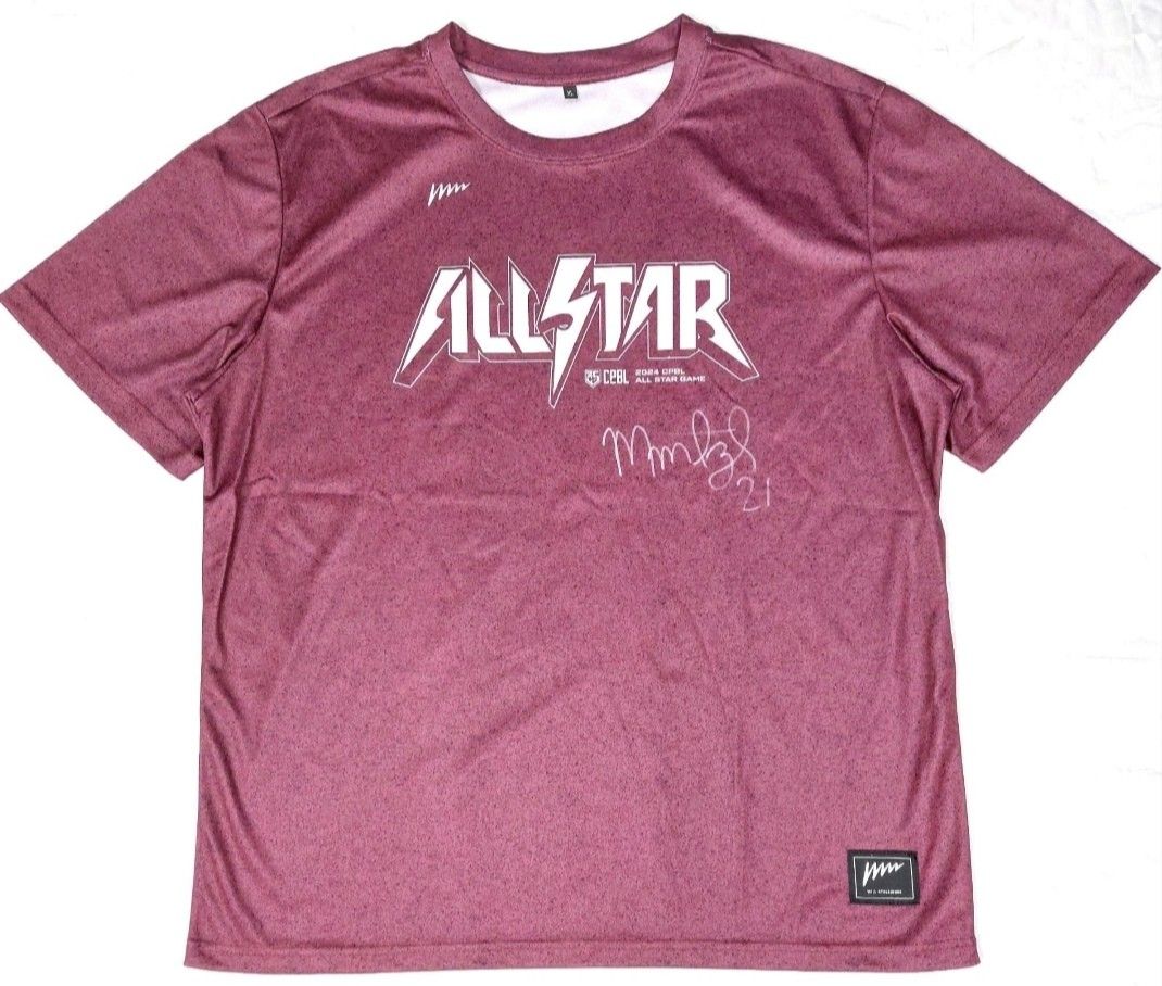 CPBL Rakuten monkeys 樂天桃猿魔神樂2024明星賽親簽實戰練習衣, 他的時尚, 休閒運動服飾在旋轉拍賣