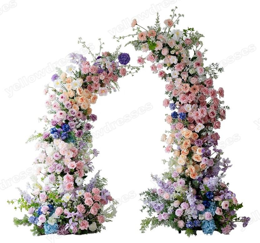 Deconstructed Floral Arch for [Rent/Setup] Flower LED Lights Arch ...