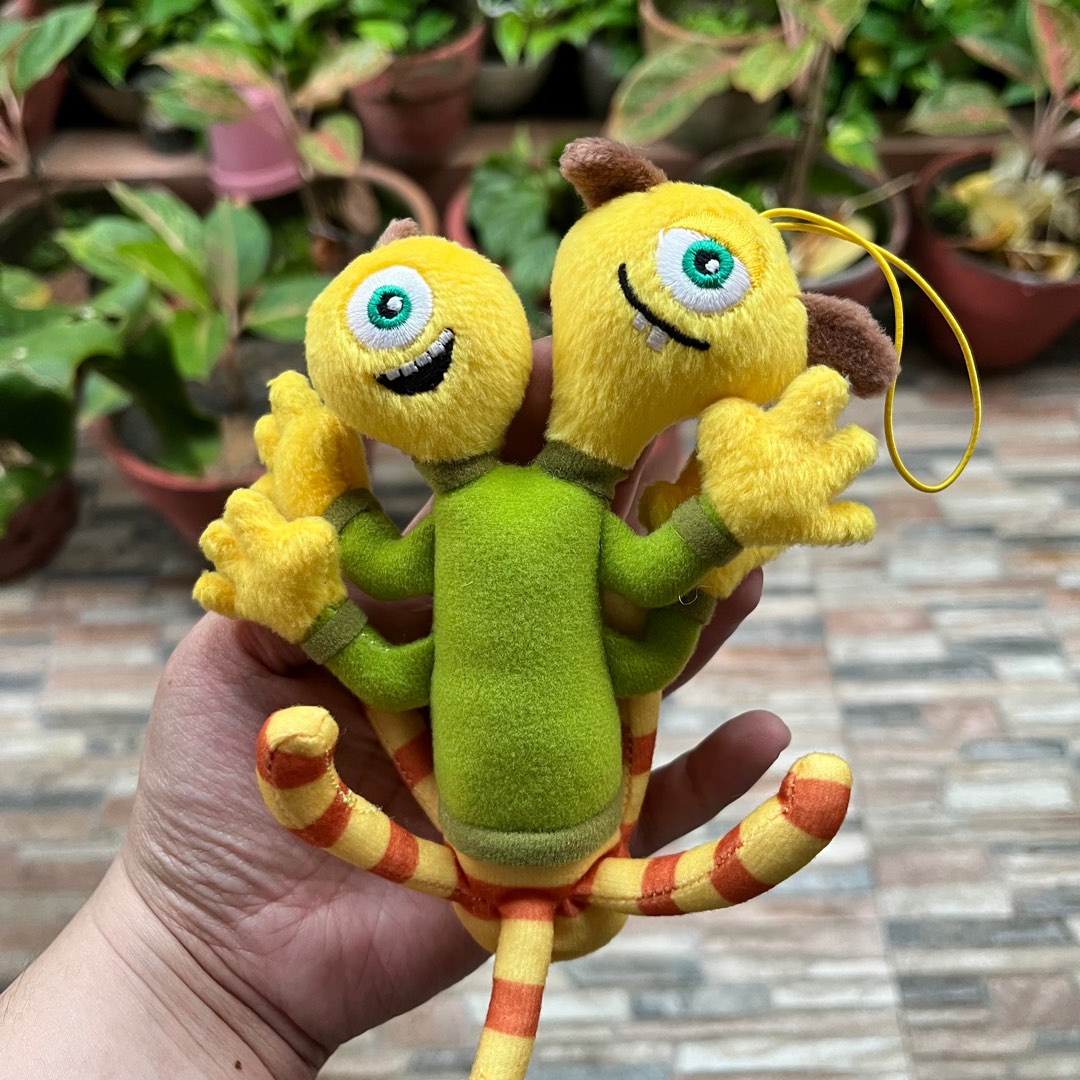 Disney Pixar Monsters University Terri and Terry Perry Stuffed Plush ...