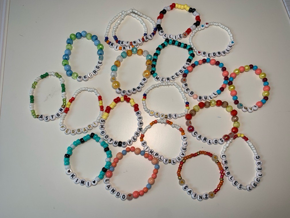 F1 bracelets handmade customisable, Singapore Grand Prix 2025, F1 merch ...