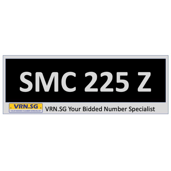 [FAST DEAL] 3-DIGITS Number Plate for Sale: SMC 225 Z (SMC225Z), Car ...