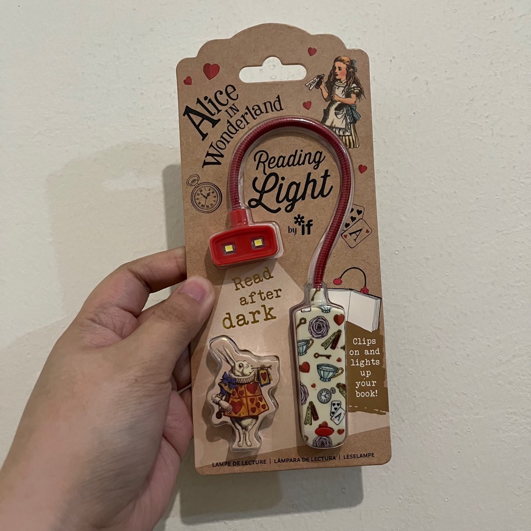 Fully Booked Disney Alice in Wonderland Book Reading Light, Furniture ...