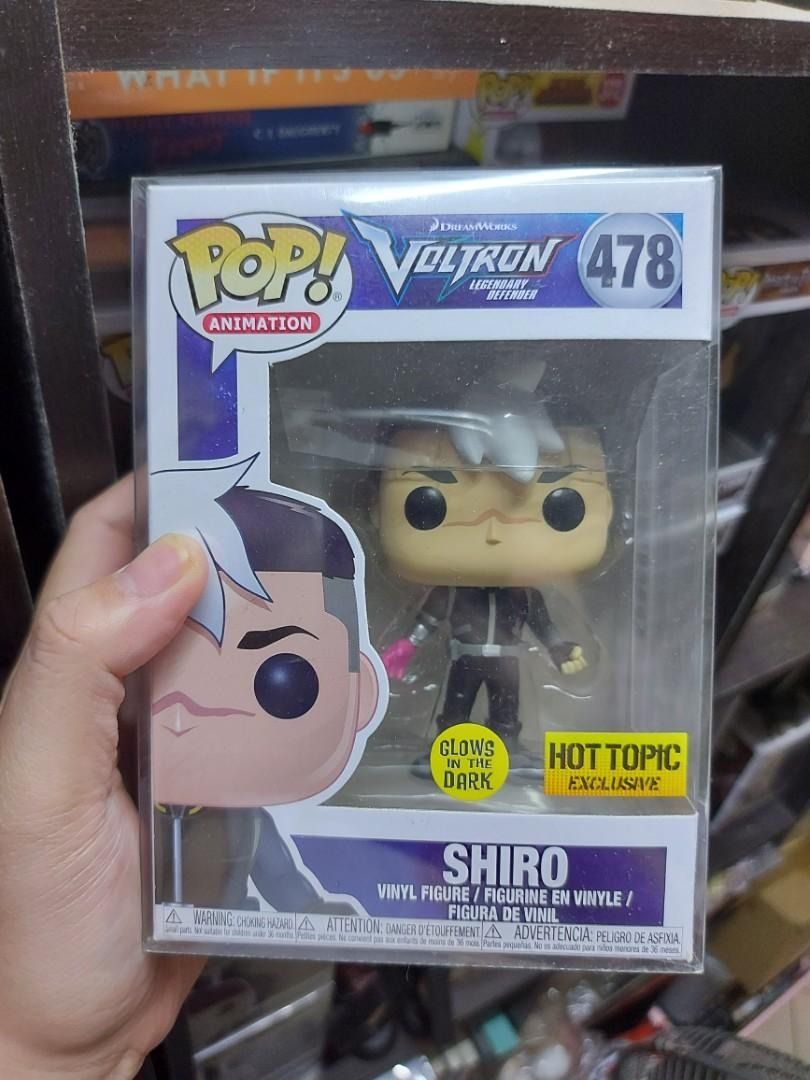 Funko Pop Voltron: Legendary Defender Animation Shiro Glow in the Dark ...