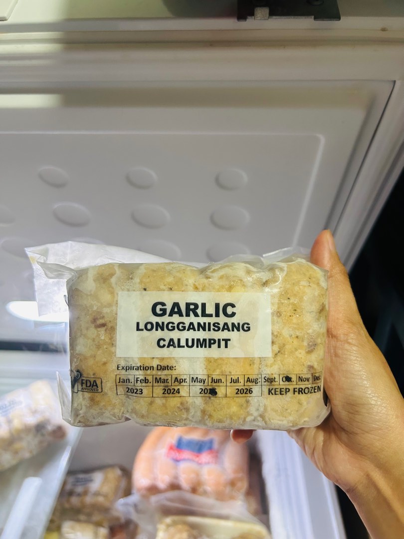 Garlic Longganisa Calumpit 500 grams, Food & Drinks, Chilled & Frozen ...