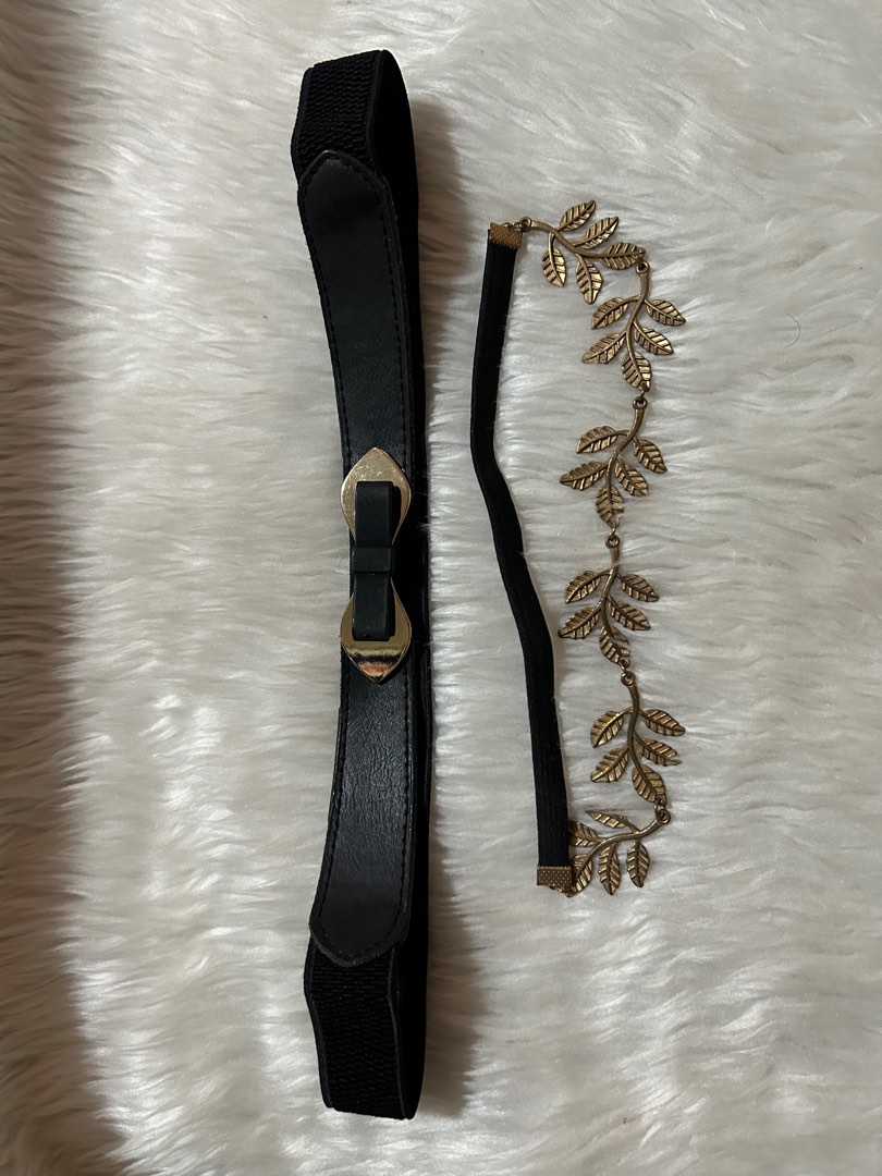 Garterized Belt and Vintage garterized headband, Women's Fashion ...