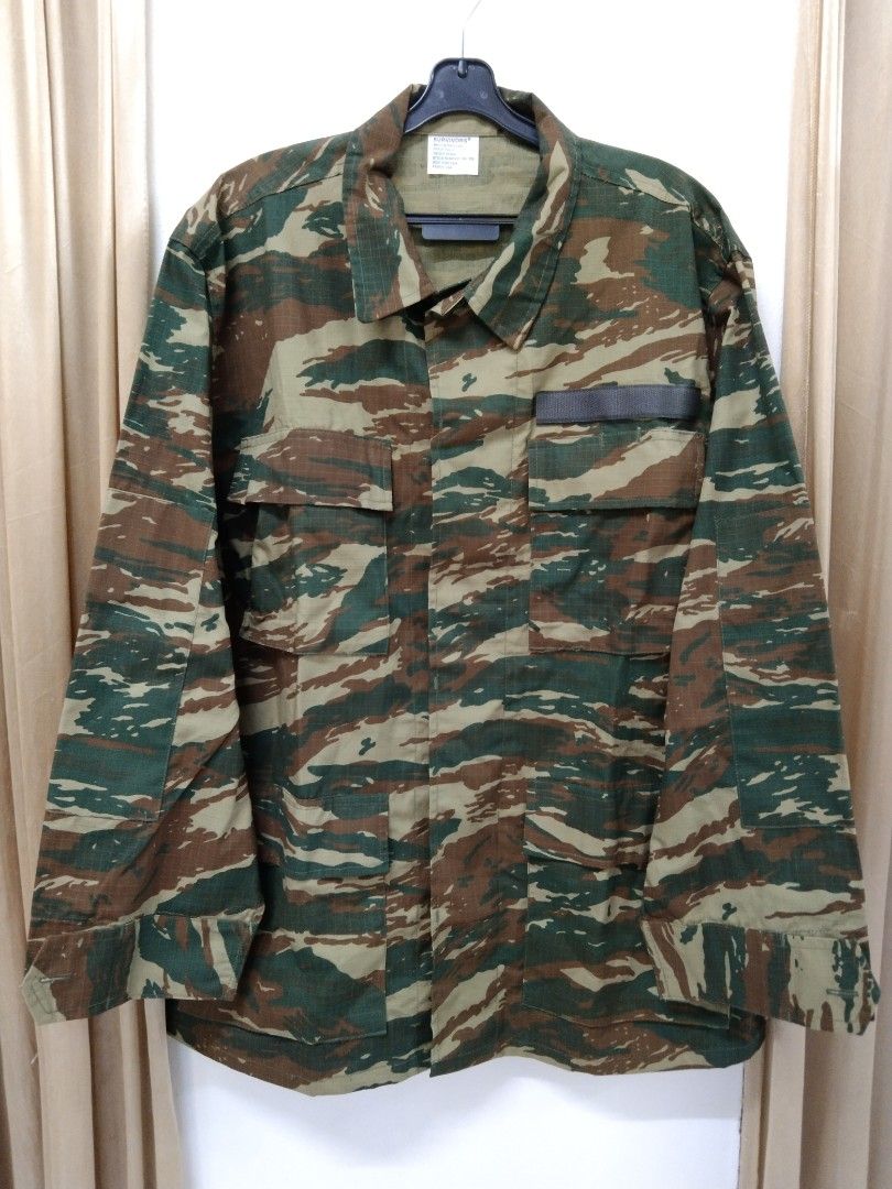 Greek Army Lizard Camo Jacket, Men's Fashion, Coats, Jackets and ...