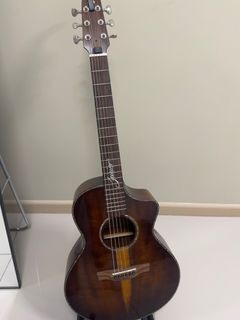 Calao Acoustic Guitar ( Purple Burst ), Hobbies & Toys, Music & Media ...