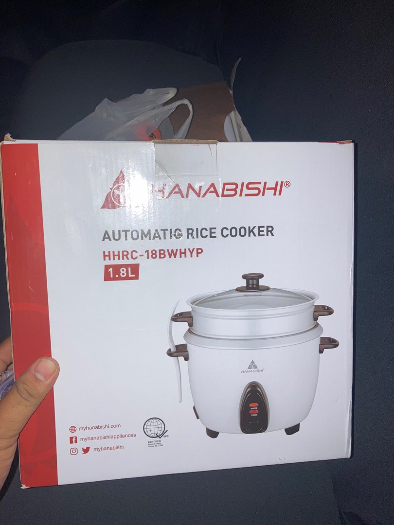 Hanabishi Rice Cooker, TV & Home Appliances, Kitchen Appliances ...