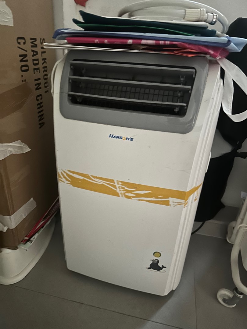 Harsons Portable aircon 12k BTU, TV & Home Appliances, Portable Air ...