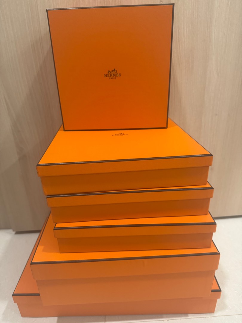 Hermes boxes, Furniture & Home Living, Home Improvement & Organisation ...