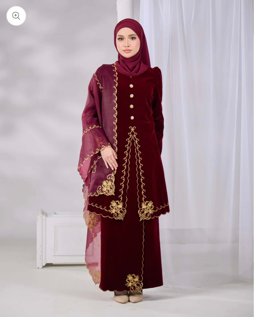 Hijabistahub Naifah Kebaya, Women's Fashion, Muslimah Fashion, Baju ...