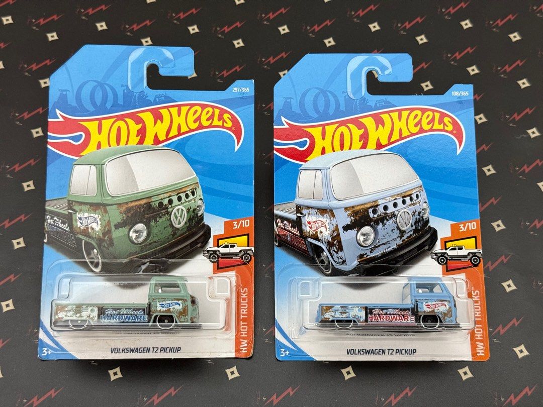 Hot Wheels Hardware Volkswagen T2 Pickup Hotwheels VW T1 pick up green ...