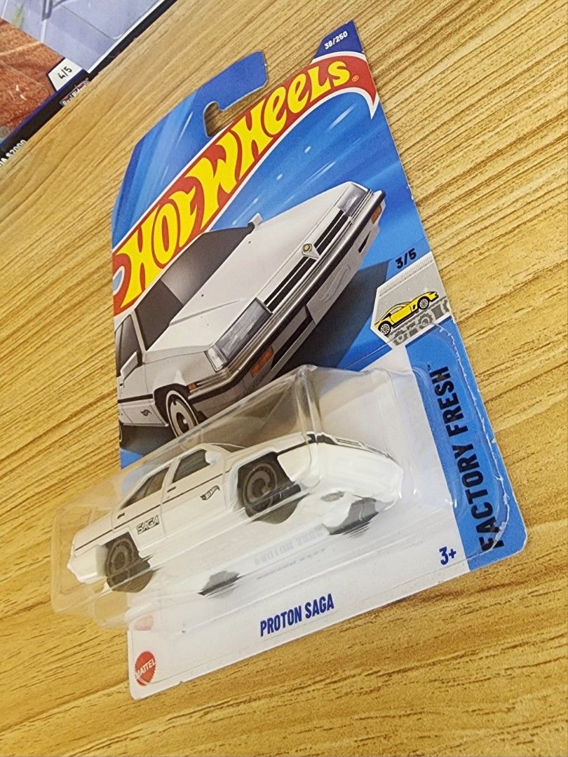 Hotwheels Proton Saga Putih, Hobbies & Toys, Toys & Games on Carousell